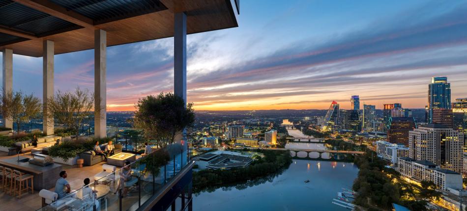 700 River tower tops out in Rainey | Urbanize Austin